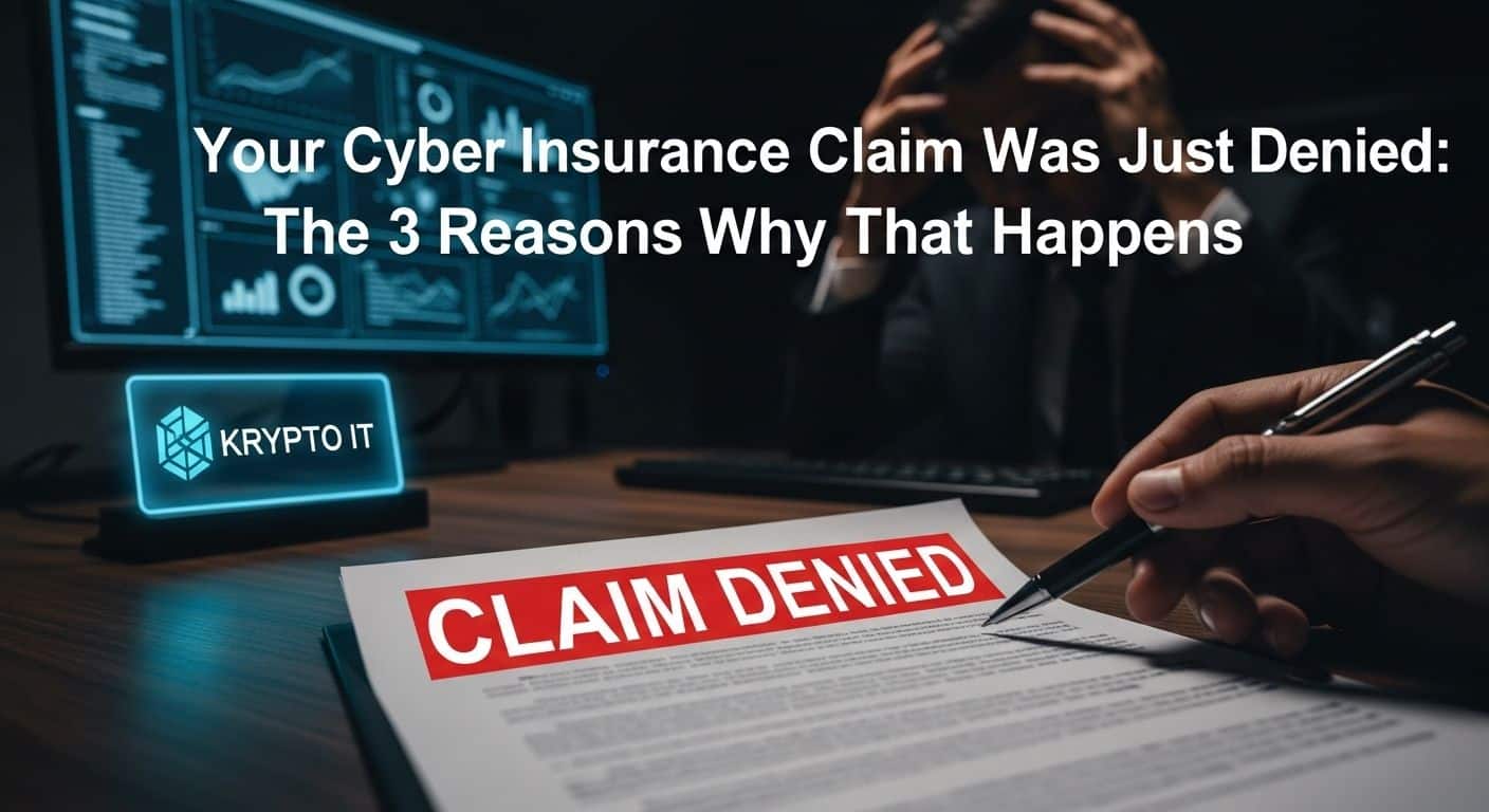 Your Cyber Insurance Claim Was Just Denied: The 3 Reasons Why That ...